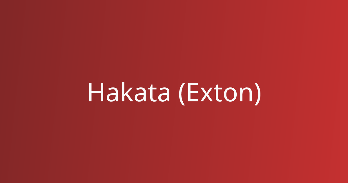 Best Japanese in Exton, PA | Hakata (Exton) | Menu